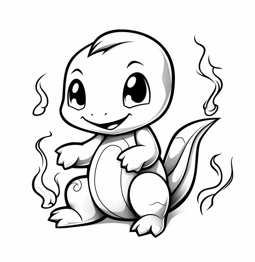 How To Color Charmander Coloring Page