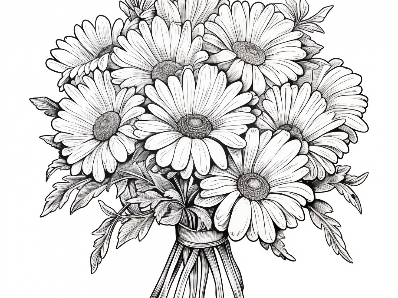 Daisy Flower Coloring Page (Free PDF Printables)