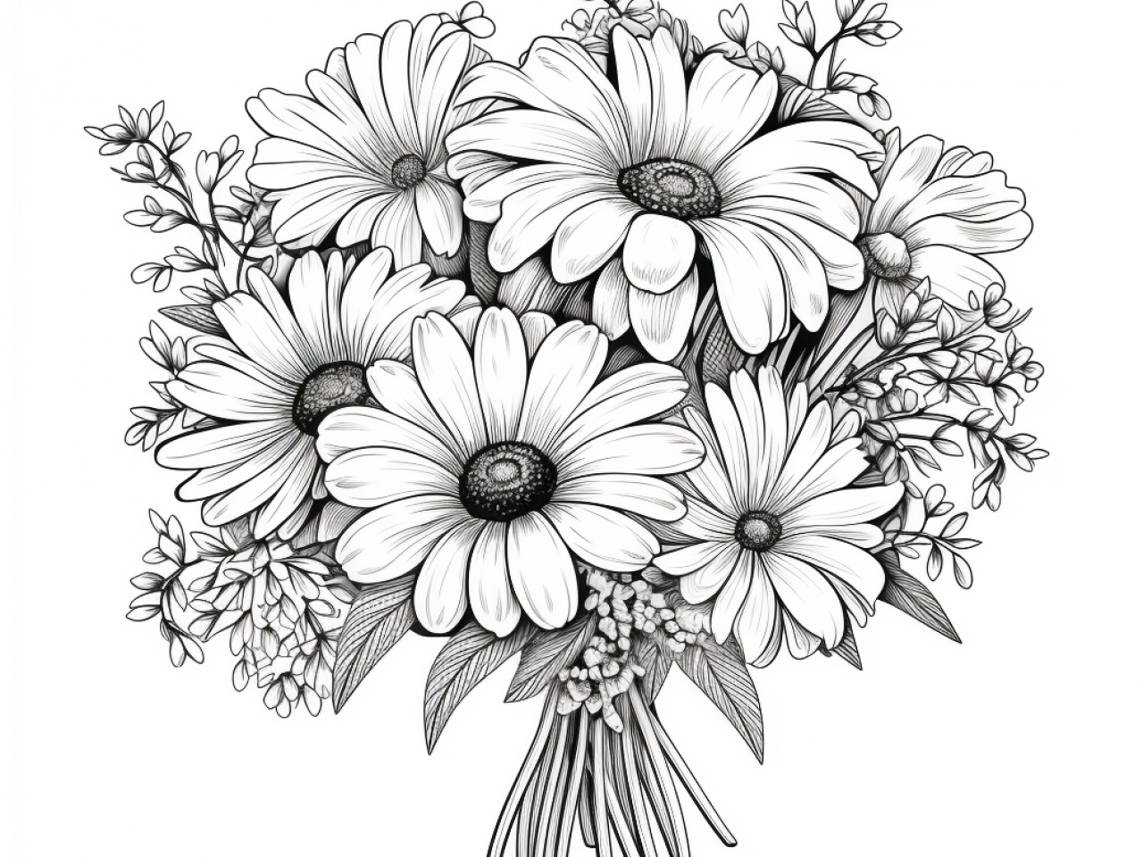 Daisy Flower Coloring Page (Free PDF Printables)
