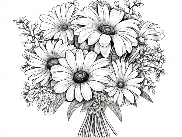 Daisy Flower Coloring Page (Free PDF Printables)