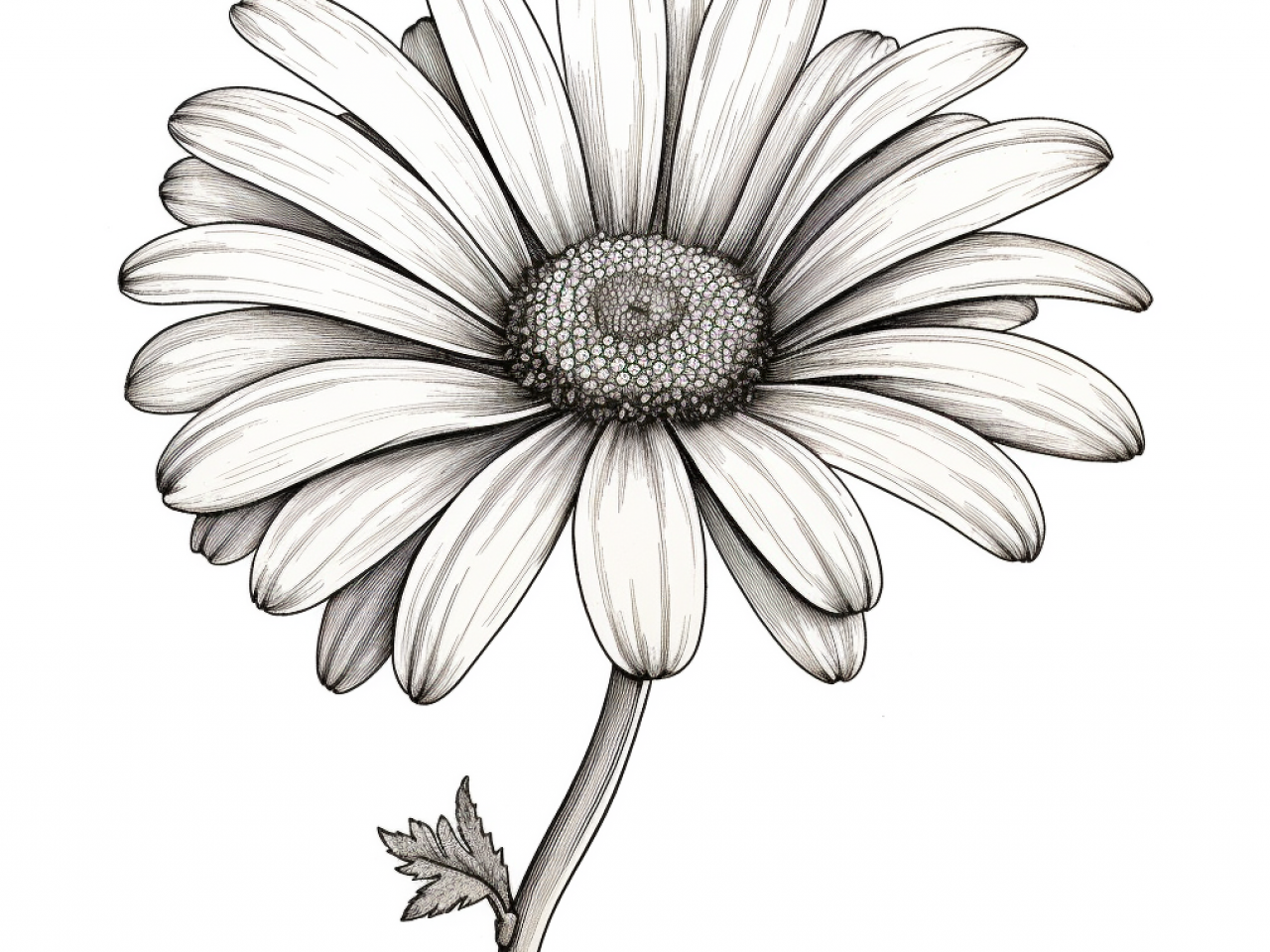 Daisy Flower Coloring Page (Free PDF Printables)