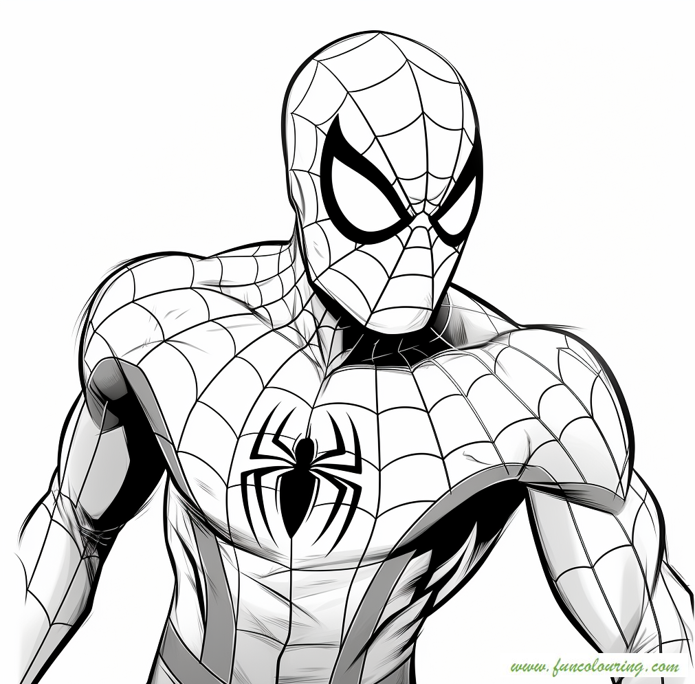 Spiderman Coloring Page (Free PDF Printables)
