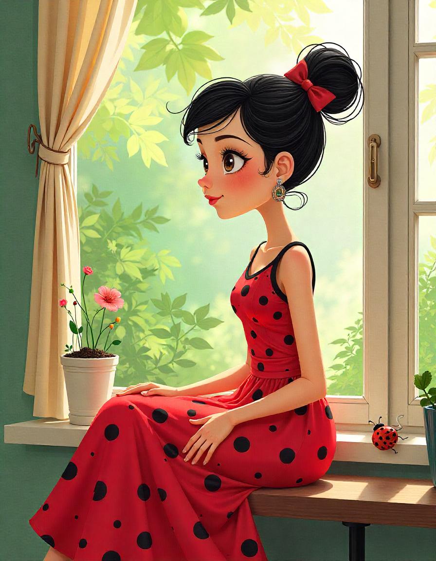 The Little Charming Ladybug - Funcolouring