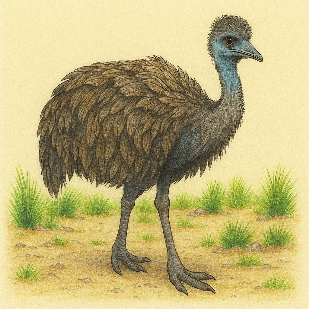 Emu Coloring Pages (Free PDF Printables) - Funcolouring