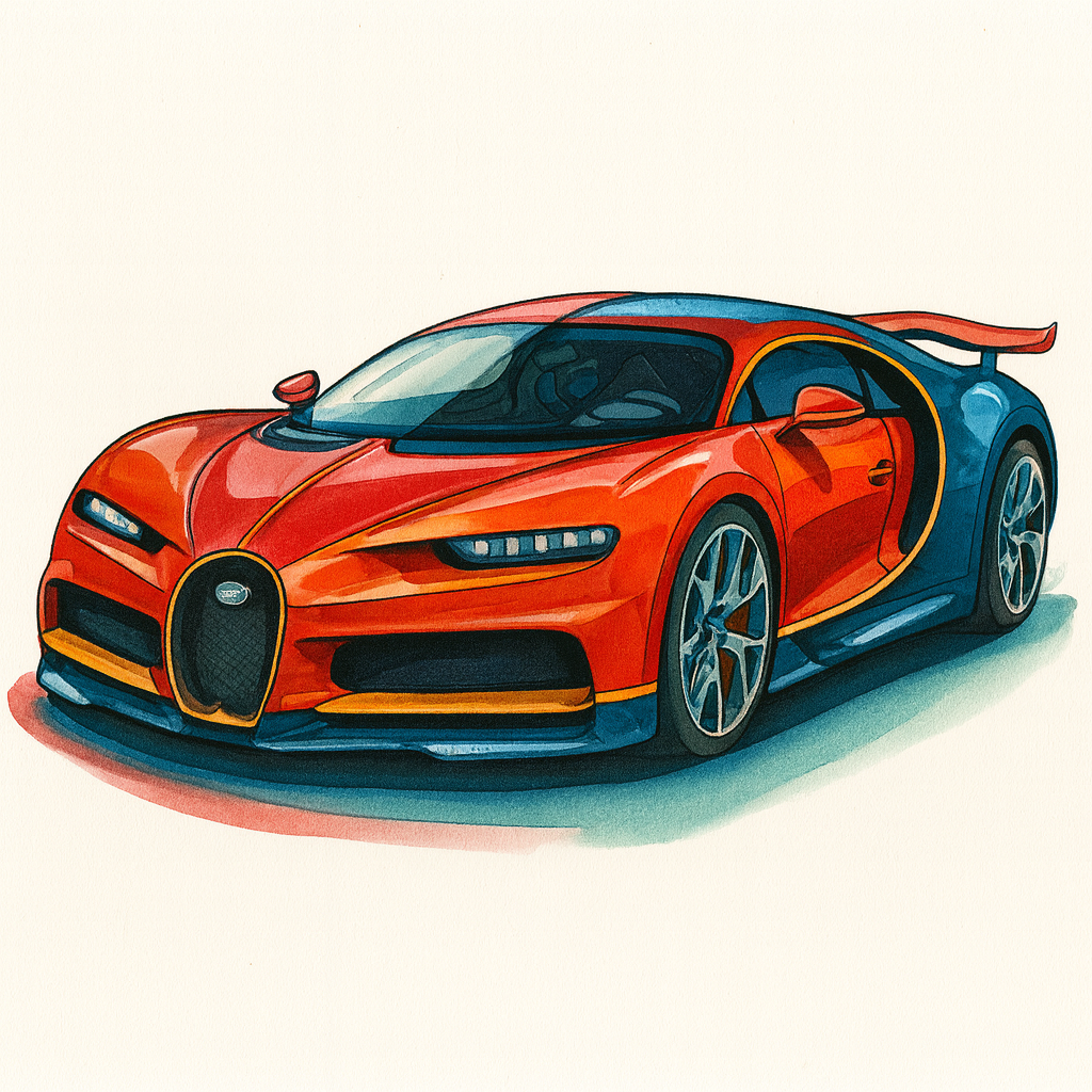 Bugatti Coloring Pages (Free PDF Printables) - Funcolouring