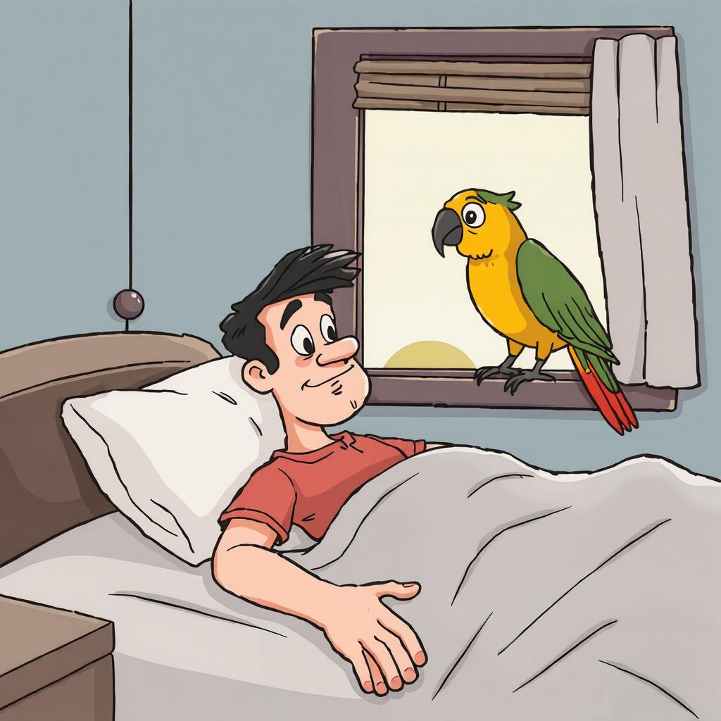 The Story of the Lazy Man - Funcolouring