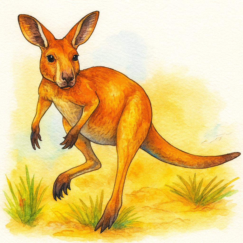 Kangaroo Coloring Page (Free PDF Printables) - Funcolouring