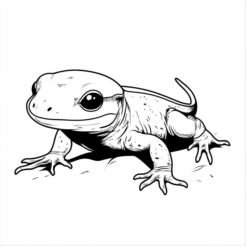 Salamander Coloring Pages (Free PDF Printables) - Funcolouring
