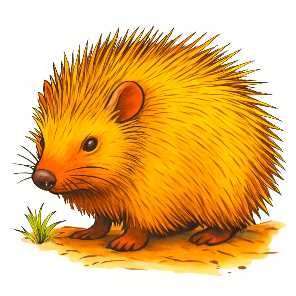 Porcupine Coloring Pages (Free PDF Printables) - Funcolouring