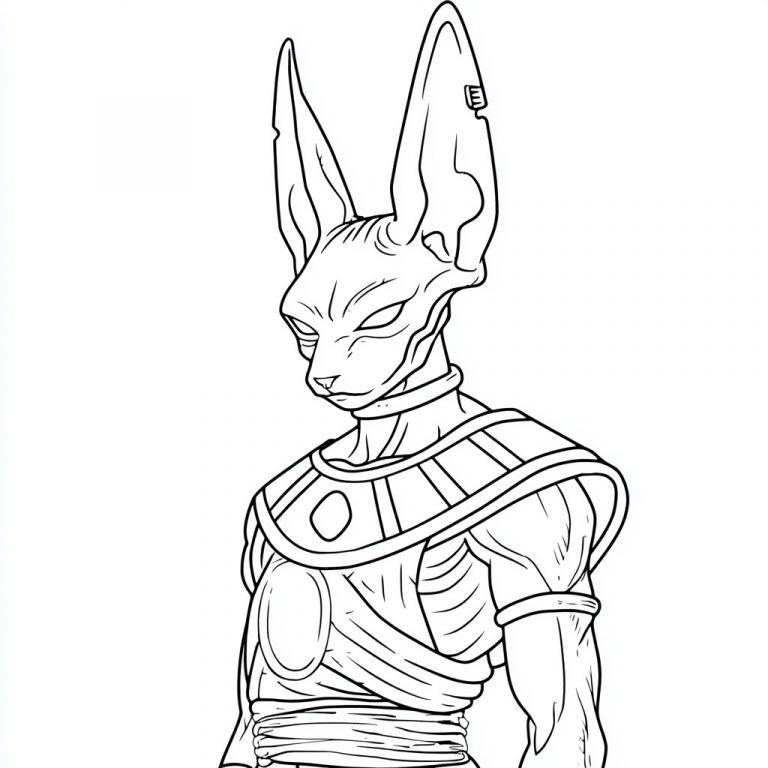 Dragon Ball Z Coloring Pages (Free PDF Printables) - Funcolouring