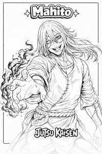 Jujutsu Kaisen Coloring Pages (Free PDF Printables) - Funcolouring