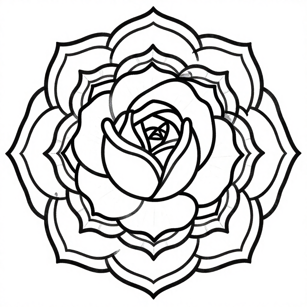 Flower Mandala Coloring Pages (Free PDF Printables) - Funcolouring